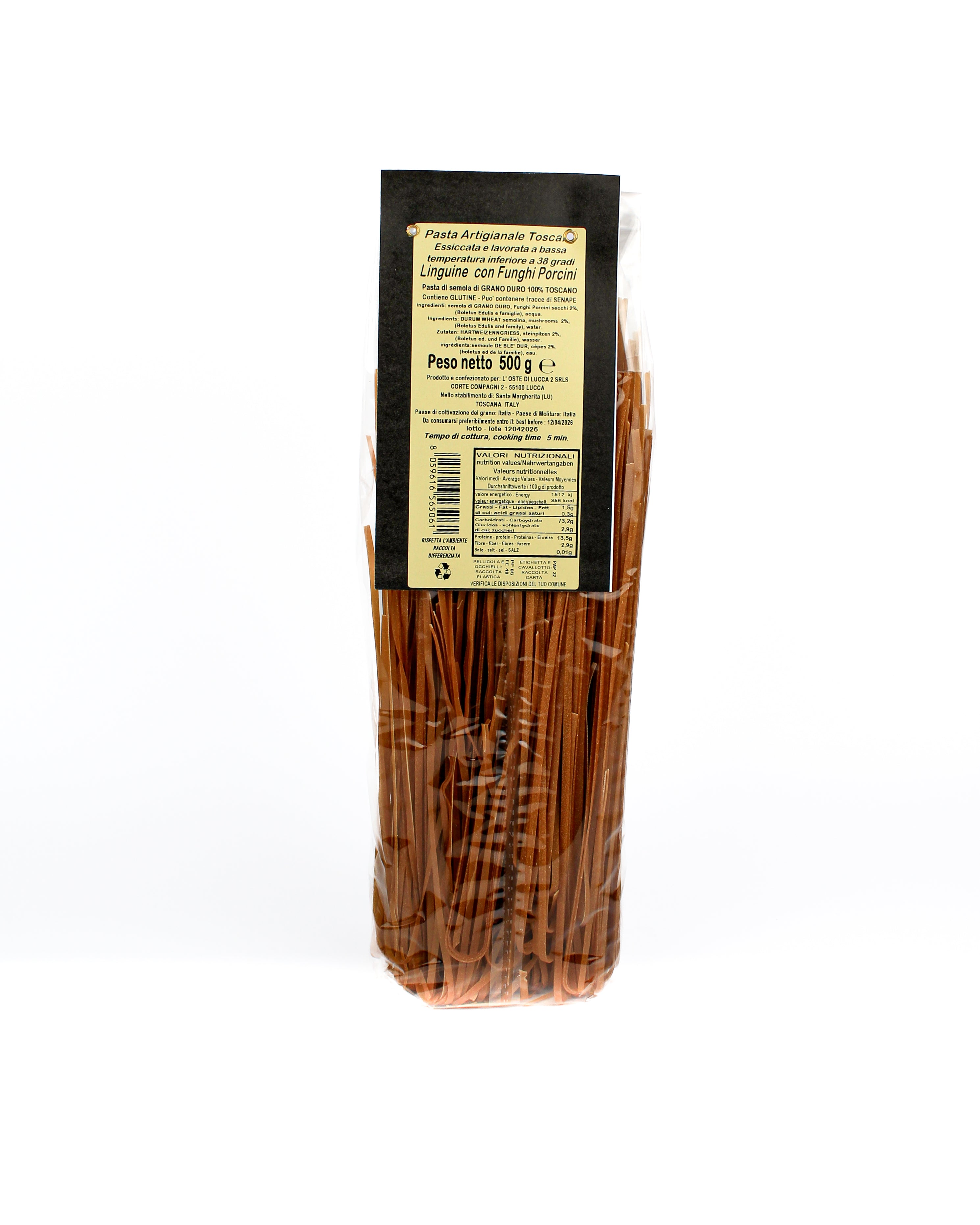 Linguine ai Funghi Porcini – L'Oste di Lucca Shop
